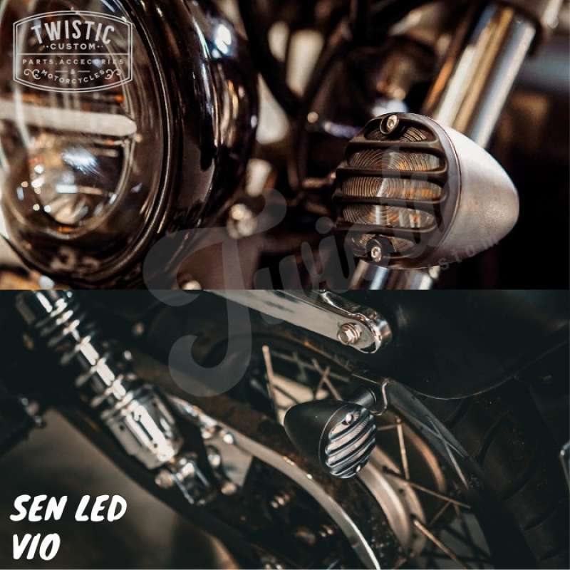 Promo Lampu Sen Sein LED Grill Vio Motor W175 XSR 155 Benelli Universal ...