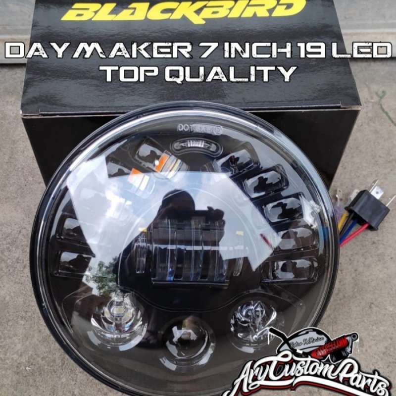 Promo daymaker 7 inch 19 led set batok cocok tiger ninja megapro w175 ...