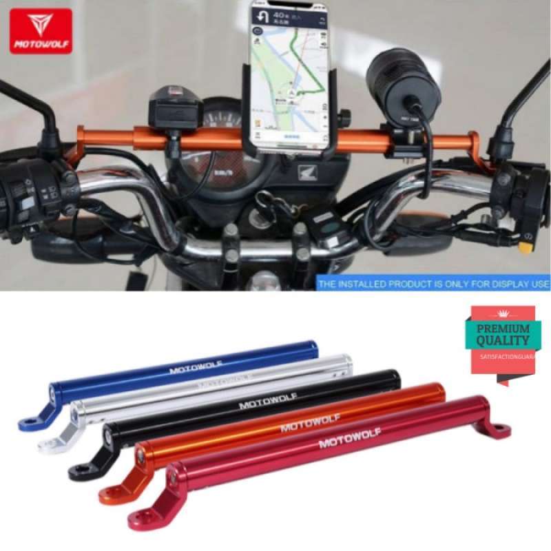 Promo Motowolf Breket Spion Holder Besi Motor Spion Balancer ...