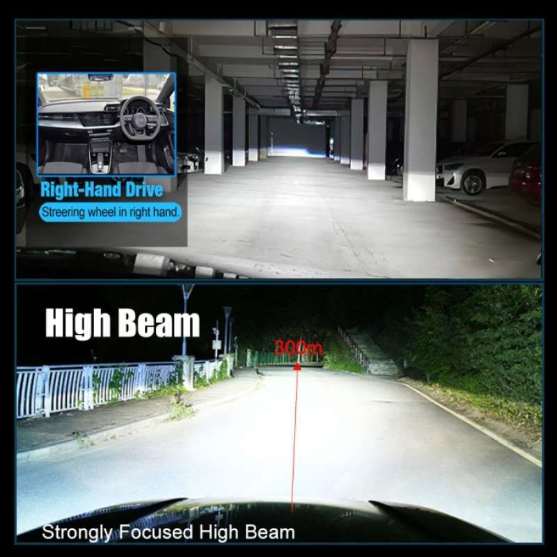 Promo iSUN Mini BiLED Projie Double-Lens Headlamp Lampu Utama Y6D H4 ...