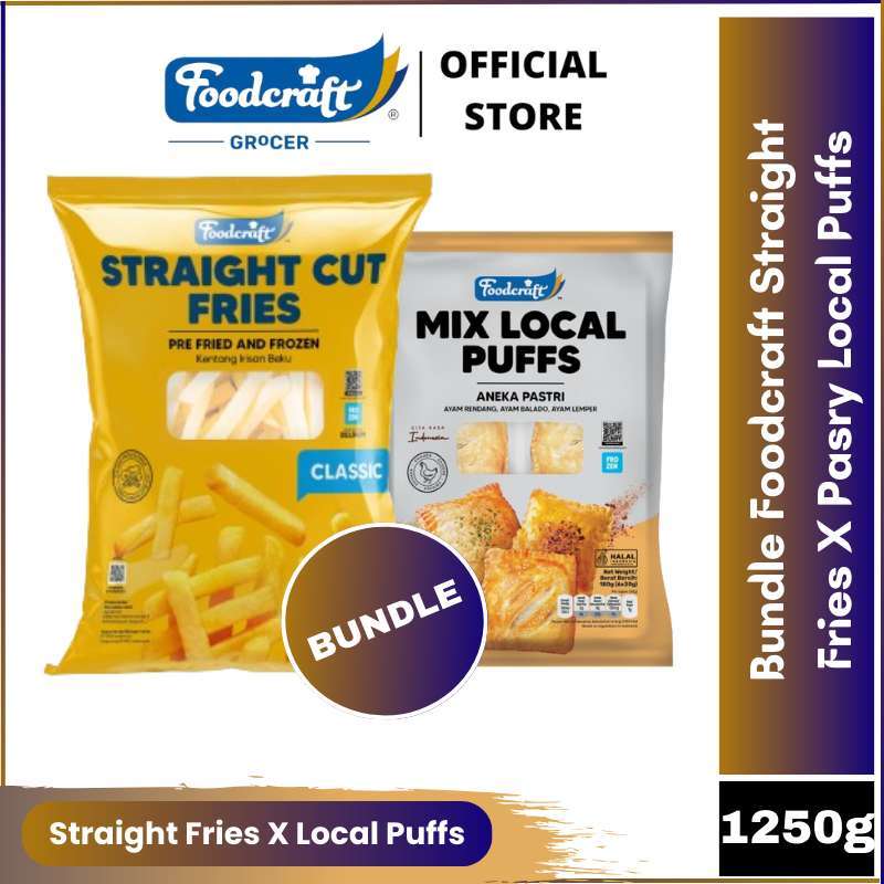 Promo (Bundle) Foodcraft French Fries Series X Pastry Local Puffs ...