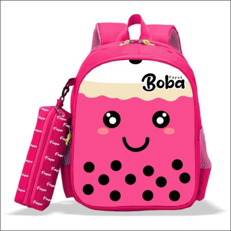 Jual Tas Boba Anak Perempuan Laki Laki Ransel Sekolah TK Paud SD Tas Viral di Seller Retail Indo ...