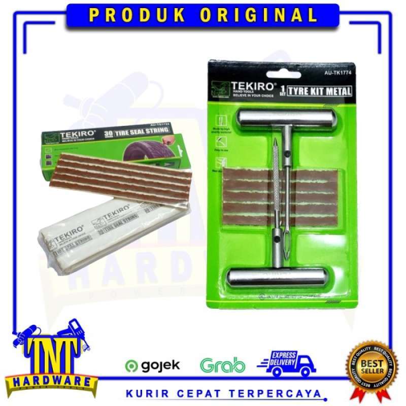 Promo TEKIRO PAKET ALAT TAMBAL BAN BESI DAN ALAT TAMBAL / LEM CACING ...