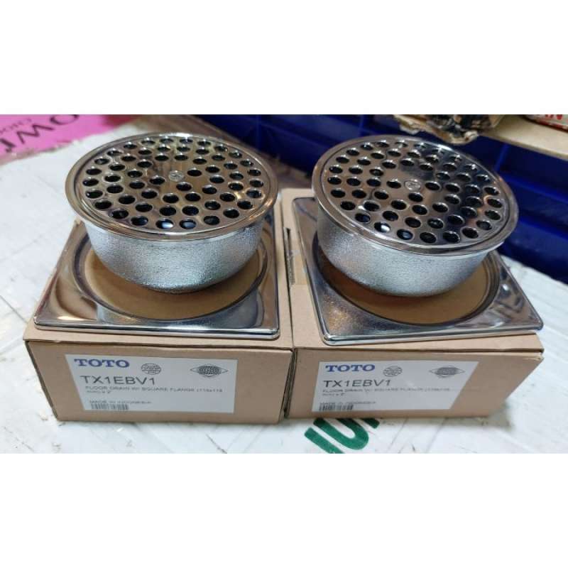 Promo TOTO FLOOR DRAIN - FLOOR STRAINER - SARINGAN PEMBUANGAN AIR TX1EBV1 Diskon 50% di Seller ...