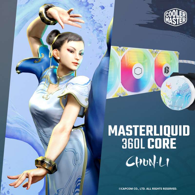 Jual Cooler Master MasterLiquid 360L Core SF6 Chun-Li di Seller Cooler ...