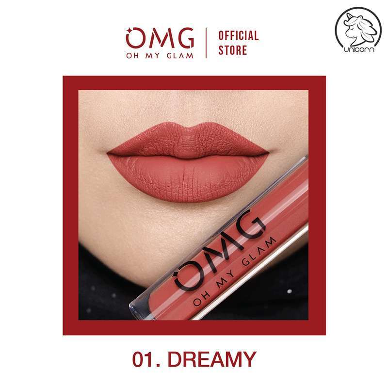 Jual OMG Matte Kiss Lip Cream 3.5g | Lip Cream Matte Kiss Oh My Glam ...