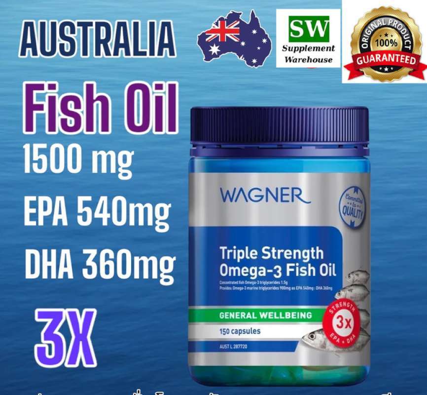 Promo Wagner Triple Strength Omega-3 Fish Oil 150 Capsules Diskon 33% ...