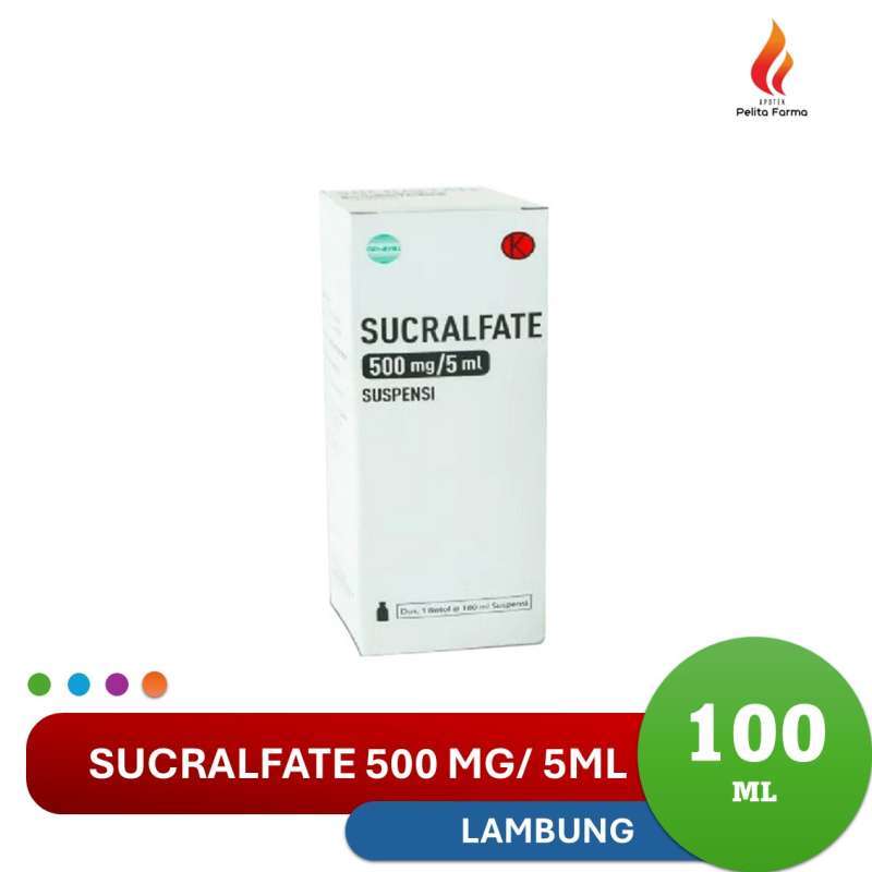 Jual SUCRALFATE DEXA MEDICA 500 MG/ 5ML SUSP 100ML di Seller Apotek ...