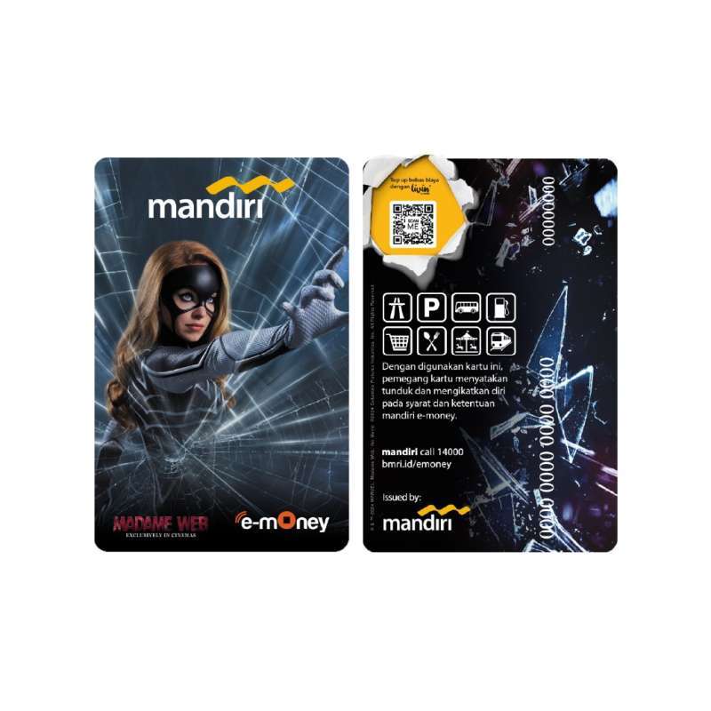 Jual Mandiri e-Money edisi Madame Web - Julia Cornwall di Seller ...
