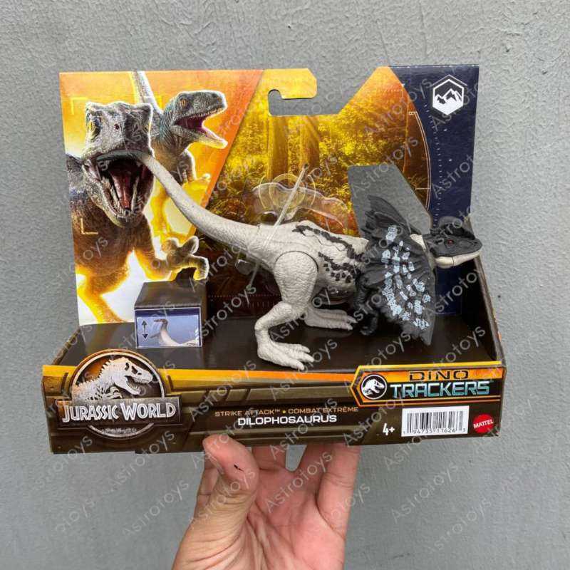 Jual Jurassic World Strike Attack Dilophosaurus Mainan Anak Dinosaurus ...