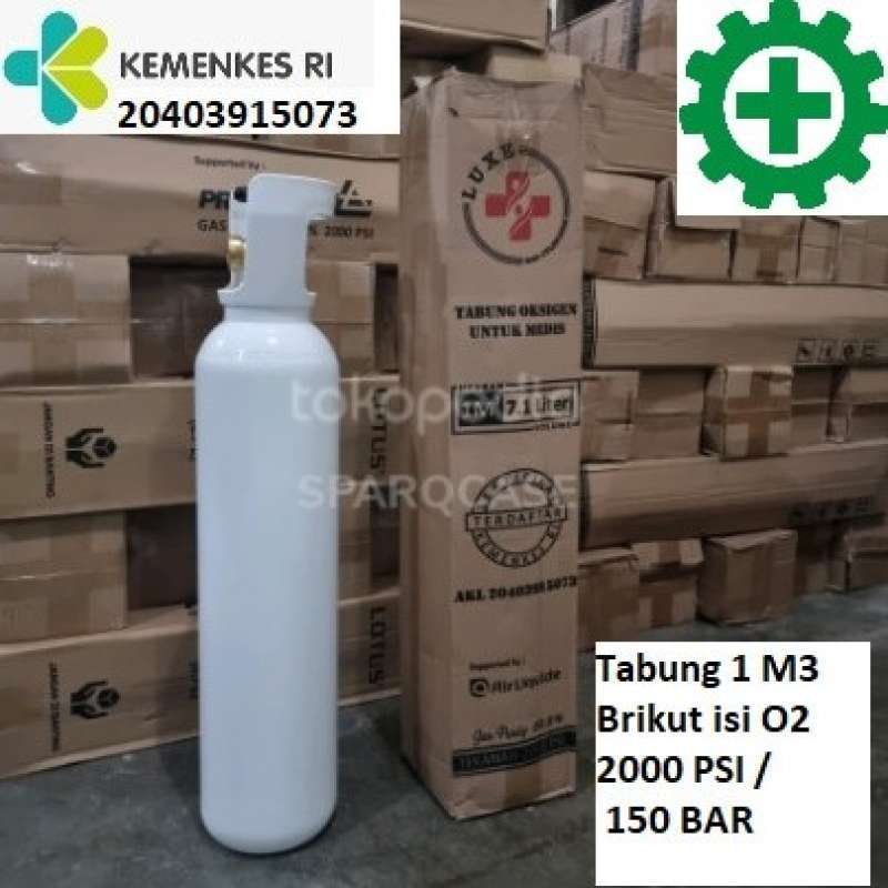 Promo Tabung 1M3 isi Oksigen O2 - Oxygen Cylinder Only Diskon 23% di ...