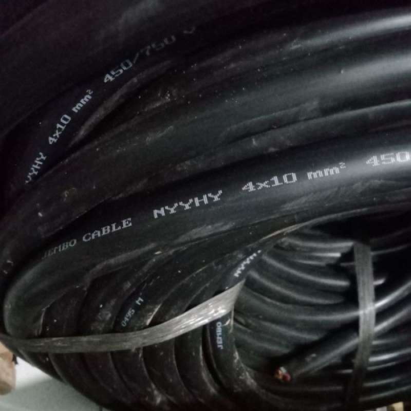 Promo Kabel Nyyhy 4x10 Mm 4x10mm Merk Supreme/metal/jembo Meteran ...