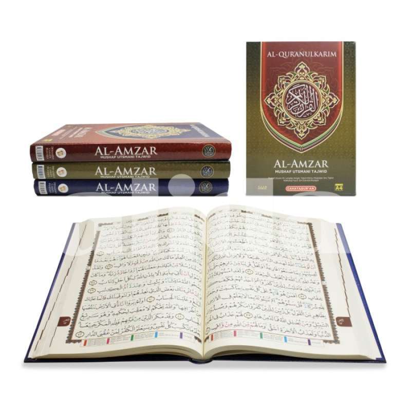 Jual Alquran Tajwid Al-Amzar Mushaf Utsmani Uk BESAR A4 Al-Quran Al ...
