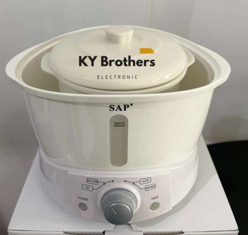 Promo Sap Stew Pot 1.2Liter / 2In1 Pemanas Makanan Slow Cooker Diskon ...