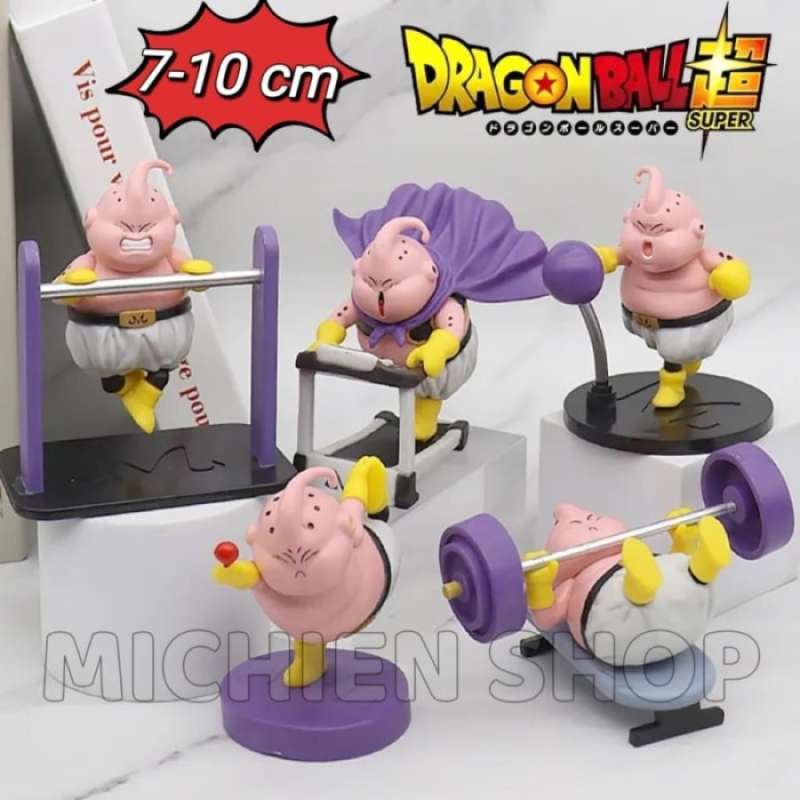 Promo Action Figure Dragon Ball Z Super Saiya Majin Buu Set 8 Pcs ...