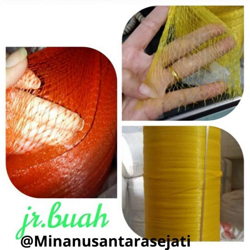 Promo Terbaik Jaring Buah Polynet Roll 1000M New - Kuning Diskon 18% di ...