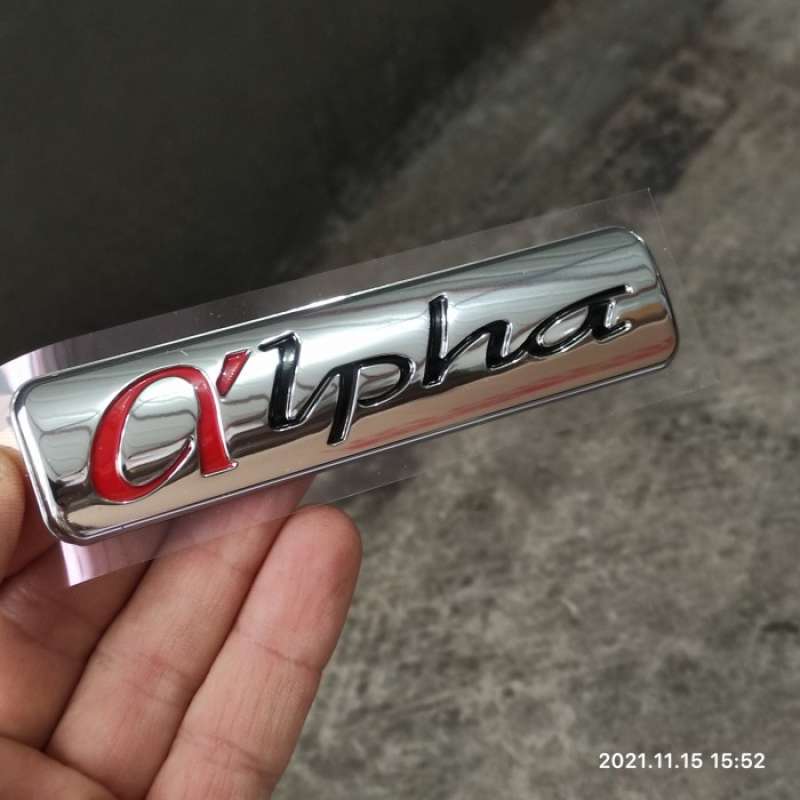 Promo emblem tulisan ALPHA original suzuki XL7 emblem alpha XL 7 Diskon ...