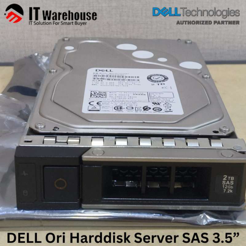 Jual DELL Ori Harddisk Server SAS 3.5” 7.2k RPM, 12 Gbps (BARU!) di ...