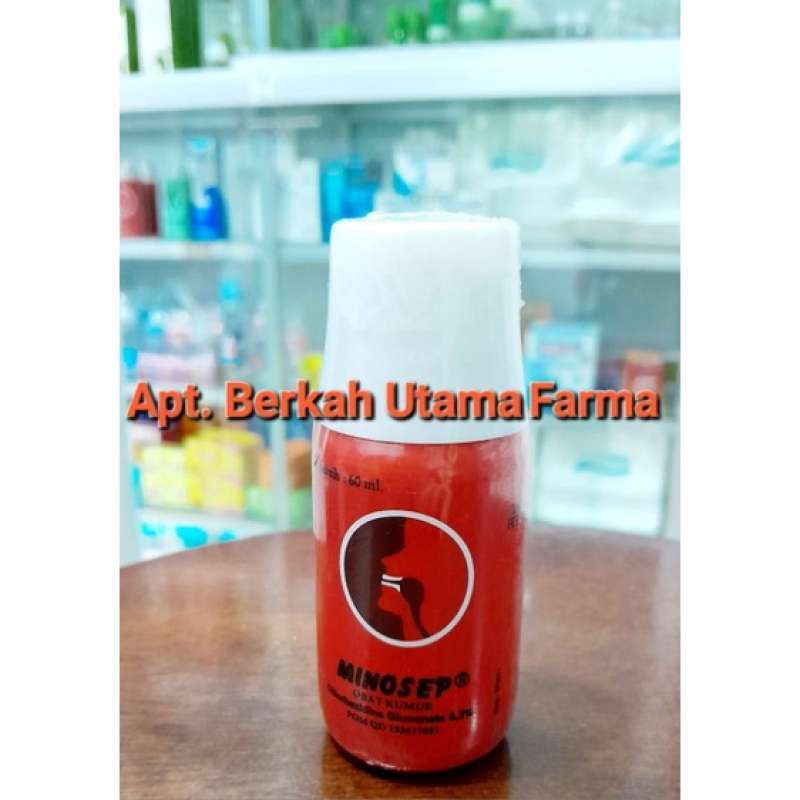 Jual Minosep Obat Kumur - untuk mencegah Ginggivitis, Sariawan, Bau ...