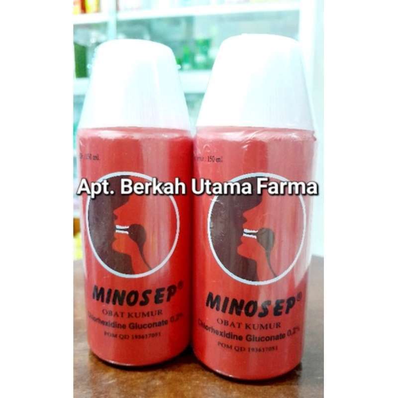 Jual Minosep Obat Kumur - untuk mencegah Ginggivitis, Sariawan, Bau ...