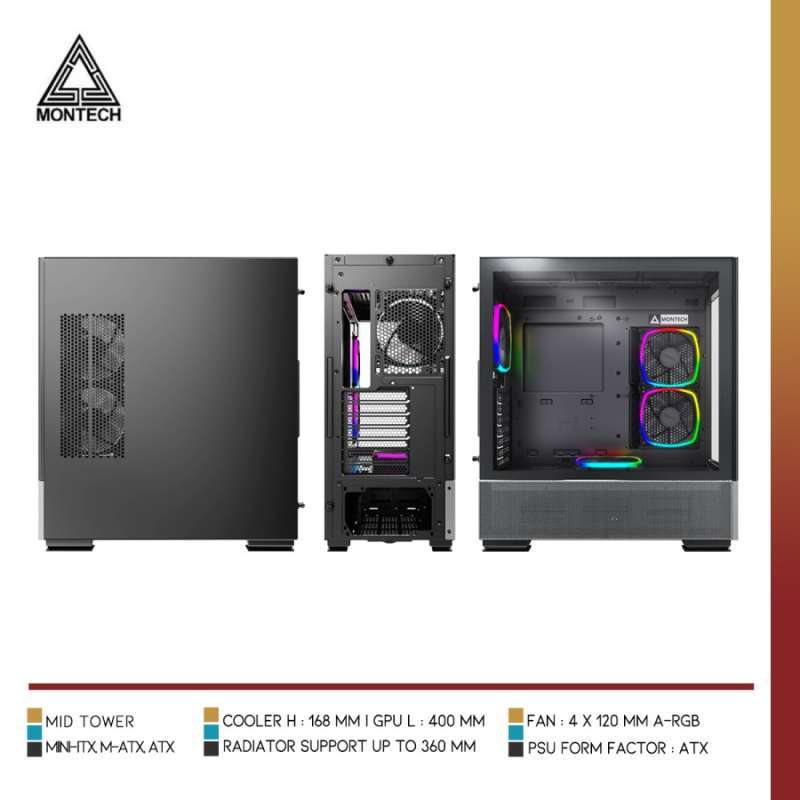 Jual Montech Sky Two | Mid Tower Computer Case Di Seller Nano Komputer ...