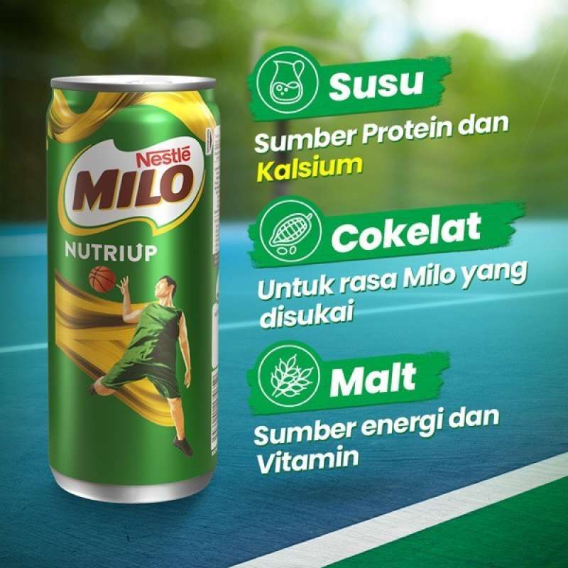 Promo Milo ACTIVE GO NutriUp Cokelat & Susu UHT Kaleng | Can - 220 ml ...