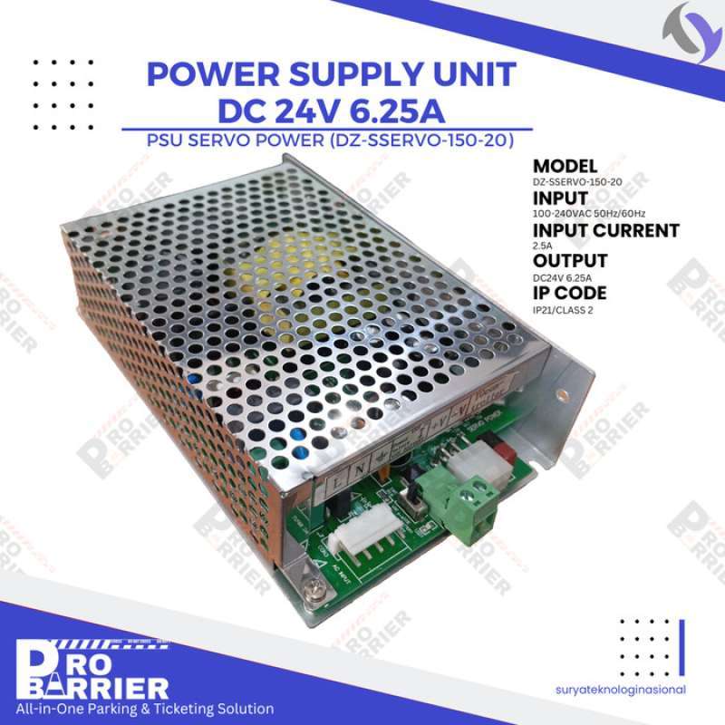 Jual Power Supply Unit PSU 24V 6.25A DC Jaring DZ-SSERVO-150-20 di ...