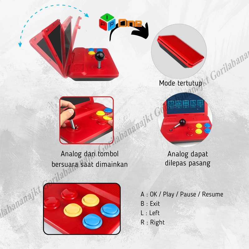 Jual Retro Arcade Mini Dingdong Portable 64 GB Console Game di Seller ...