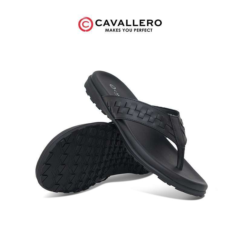 Jual Sandal Pria Cavallero Nigel Black - 43 di Seller CAVALLERO SHOES ...