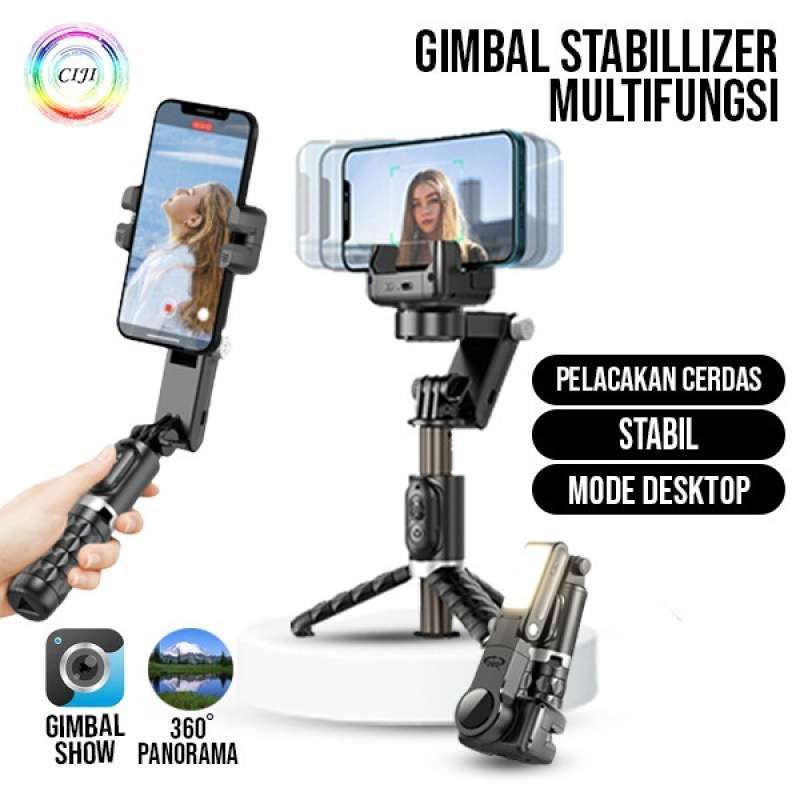 Promo CIJI GIMBAL STABILIZER HANDPHONE STICK TRIPOD LIGHT FILL ...