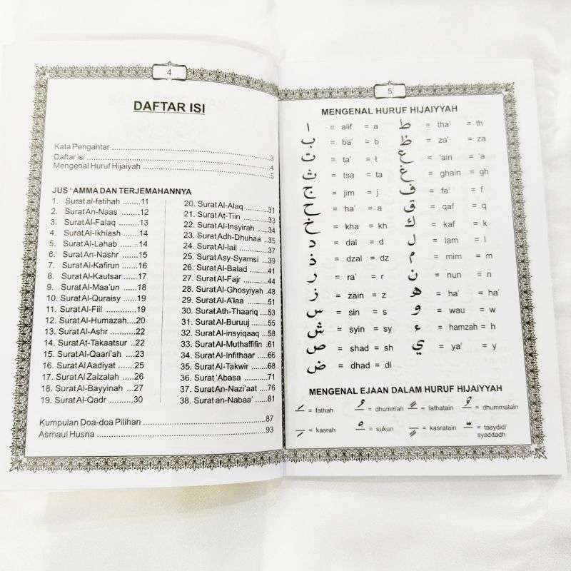 Jual Terjemah Juz Amma Dilengkapi Doa Doa dan Asma'ul Husna di Seller ...