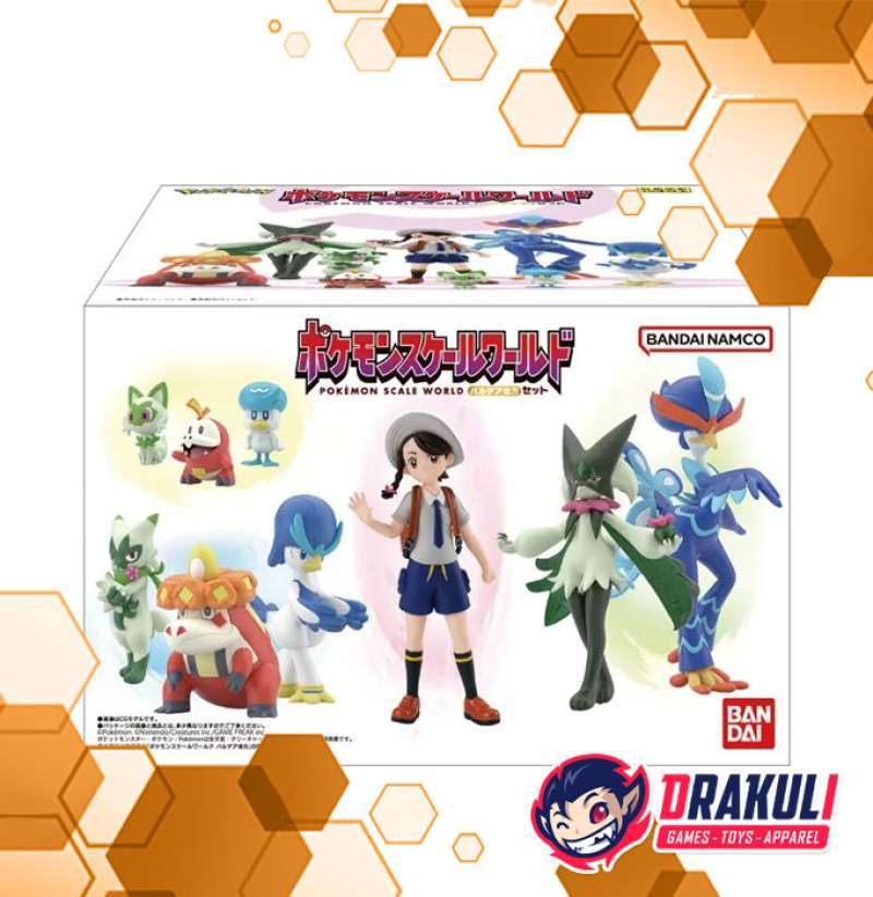 Jual Toys BANDAI Pokemon Scale World Figure Paldea Region (Set of 6) di ...