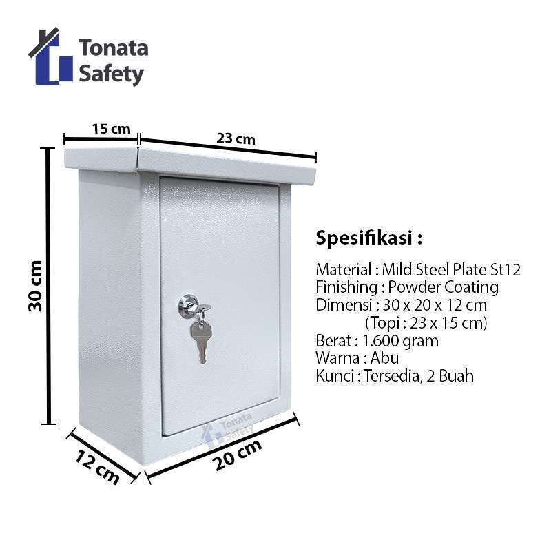 Promo Box Panel Listrik 30 X 20 X 12 Outdoor Tonata / Powder Coated ...