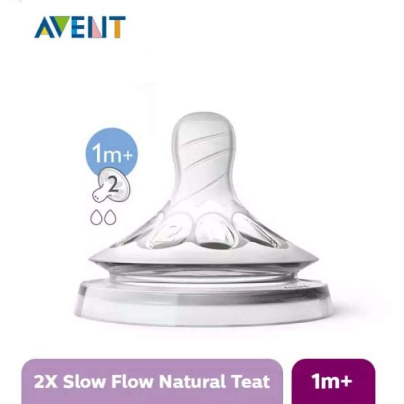 Promo PHILIPS AVENT NATURAL FLOW / NIPPLE / ISI 2 PCS - Multicolor 0 ...