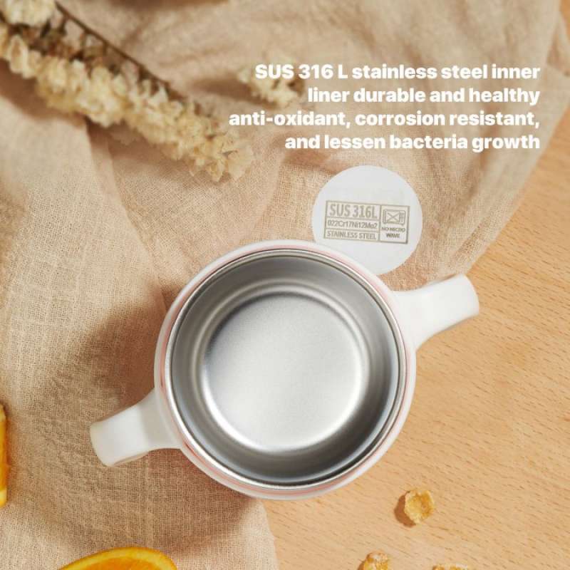 Promo Sakumini Botol Susu Stainless Steel Milk Cup Gelas Hisap - Saku ...