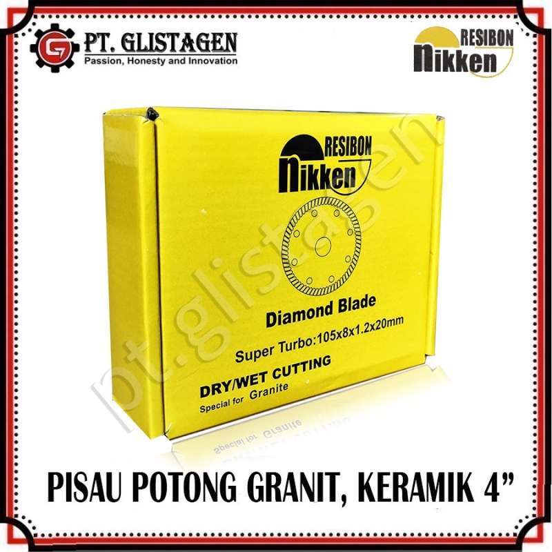 Jual Nikken Resibon Diamond Wheel Turbo 4 Mata Pisau Potong Granit ...