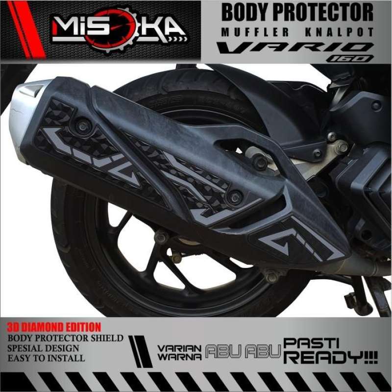 Jual Misoka Muffler Knalpot Cover Vario 160 Aksesoris Motor Honda Keren ...