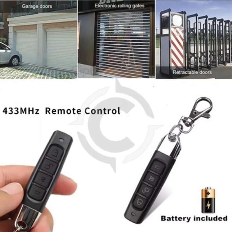 Promo REMOTE CONTROL 433MHZ WIRELESS DUPLICATOR 4 BUTTON METAL CLONE ...