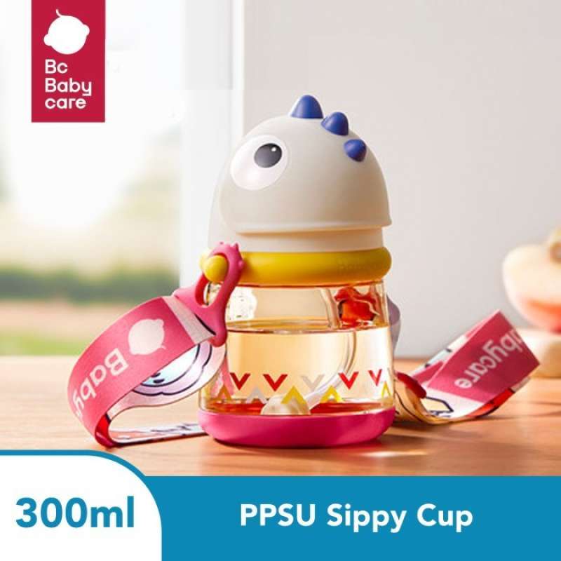 Promo Bc Babycare T-rex Sippy Cup Straw Botol Minum Sedotan Anak Bayi - Multicolor Pink300ppsu ...