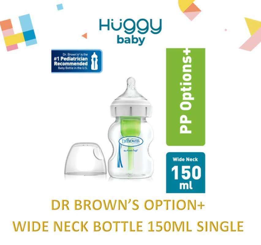 Promo Dr Brown's Option+ Plus WIde Neck Bottle Botol Susu 150ml ISI 1 ...