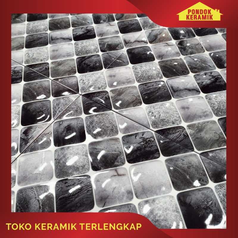 Promo Keramik Dinding Motif Timbul Signature 25x40 Catarina Deco Grey ...