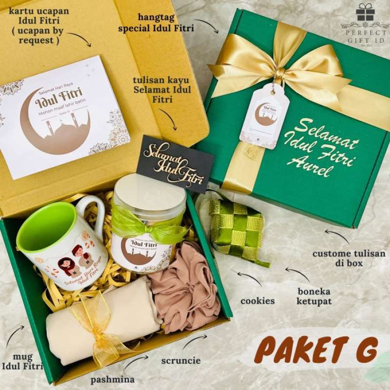 Promo Hampers Idul Fitri Lebaran Ramadhan - Paket G, Pkaiucapan+nama ...