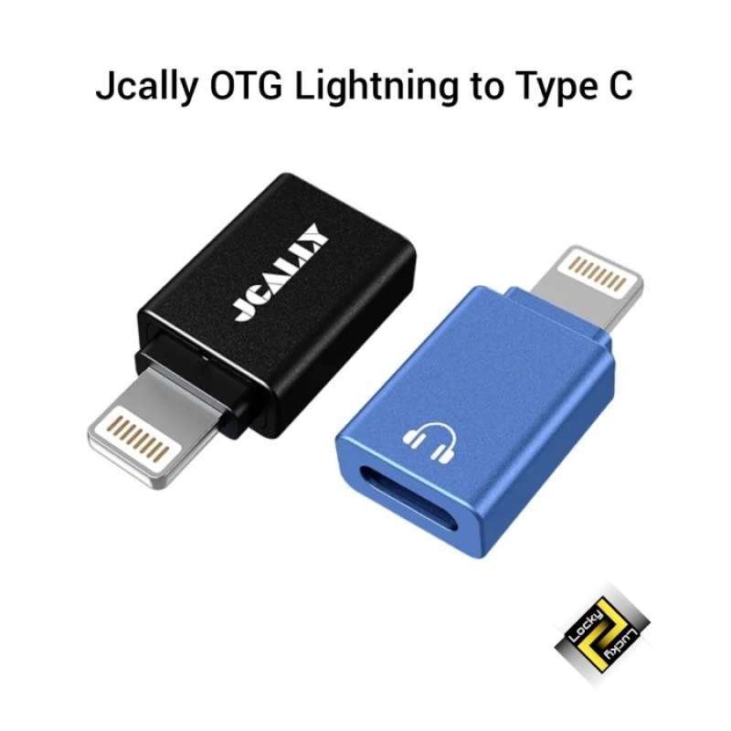 Promo JCALLY OTG OT02 ADAPTER LIGHTNING TO USB TYPE C CONVERTER DAC ...