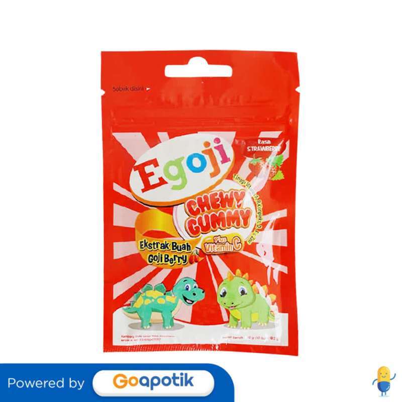 Jual Egoji Chewy Gummy Rasa Strawberry 20 Gram Sachet Di Seller Apotek ...