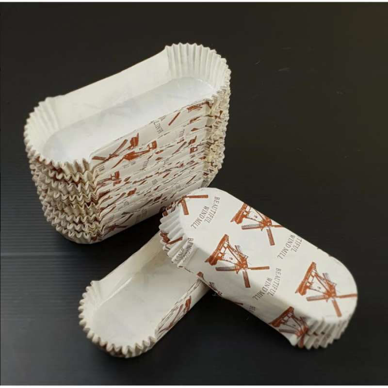 Promo Oval Cup Case Windmill Paper Cup Case Roti Oval Murah Isi 200pcs ...