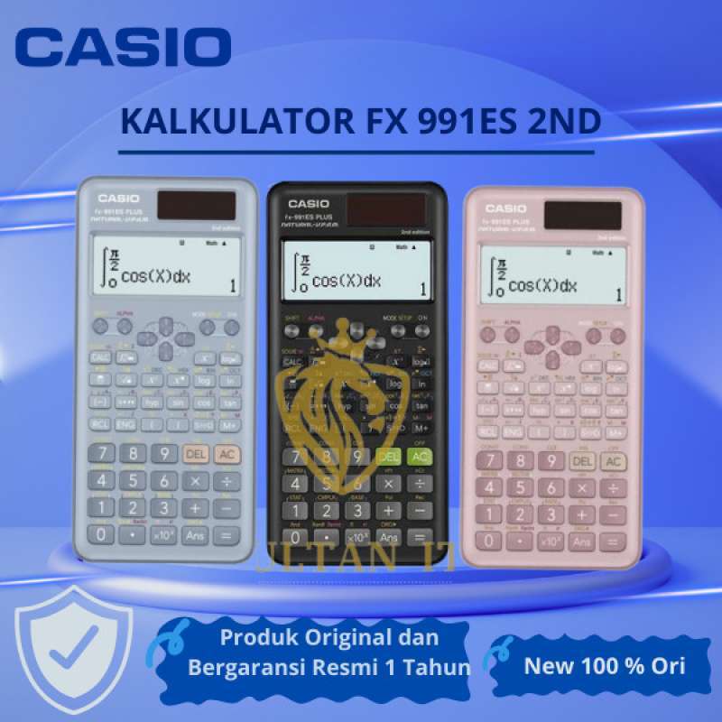 Jual KALKULATOR SCIENTIFIC CASIO FX 991ES PLUS ORI - Merah Muda di ...