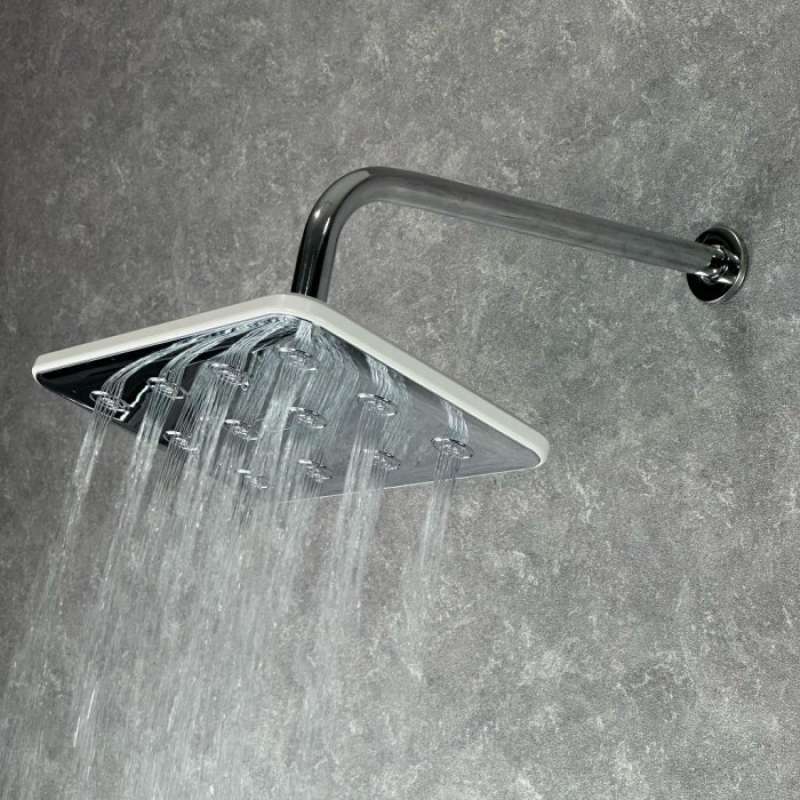 Promo Shower Head Tiang Kepala Pancuran Kamar Mandi Hitam Minimalis ...