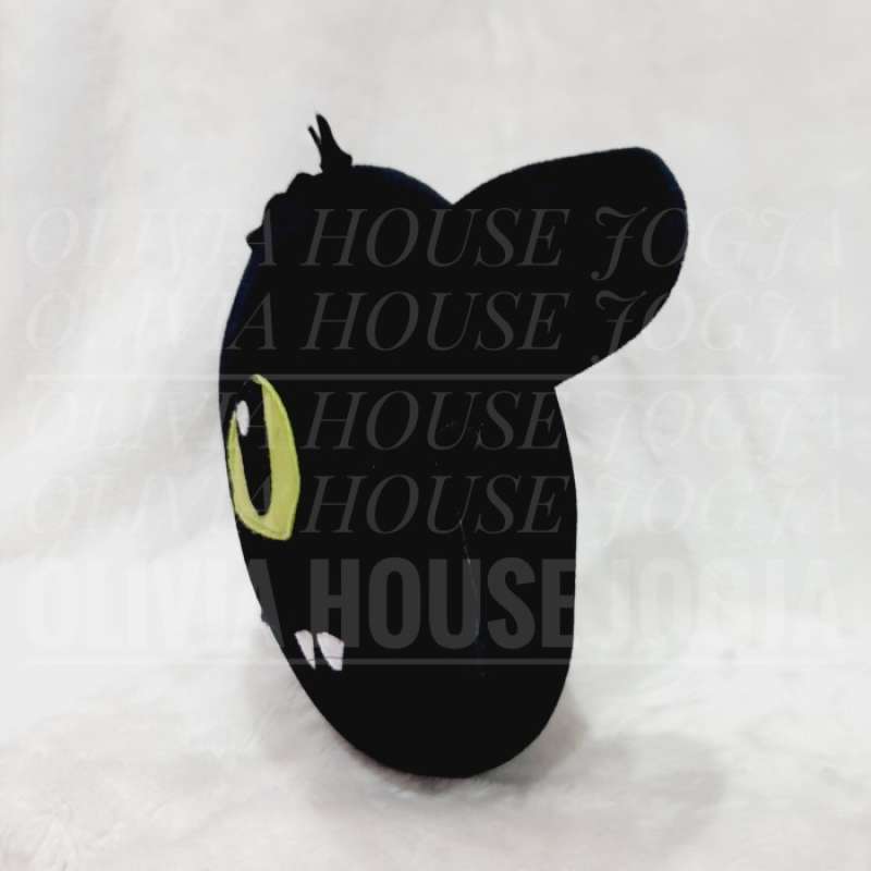 Promo Bantal Toothless How to Train Hitam Bantal Naga Hitam Toothles ...