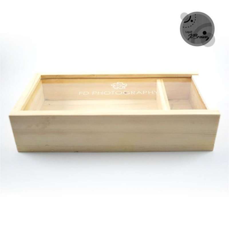 Jual Box Buchanania Kotak Kayu Pinus Tutup Akrilik & Slot Flahsdisk ...