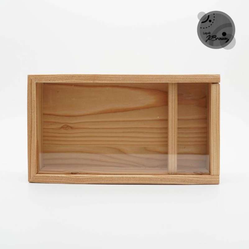 Jual Box Buchanania Kotak Kayu Pinus Tutup Akrilik & Slot Flahsdisk ...